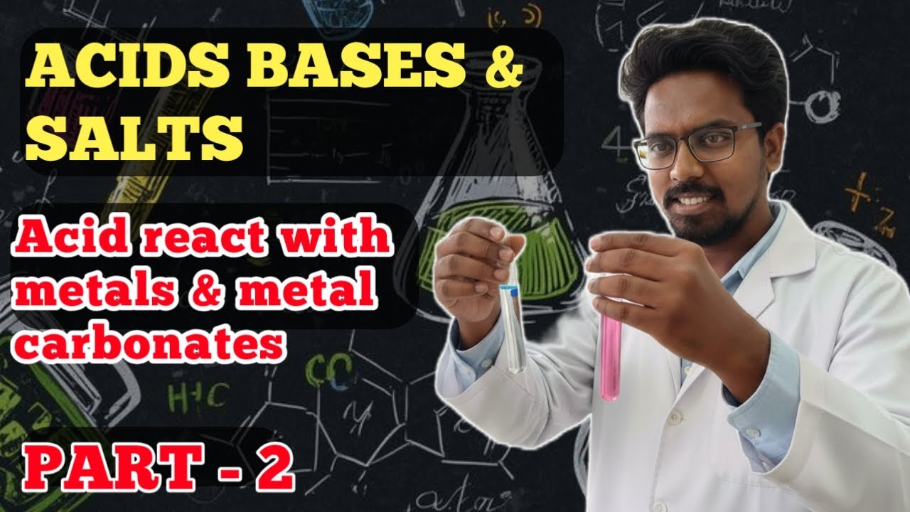 Acid react with metals and carbonates|Acids and bases salts part 2 🔥 ...
