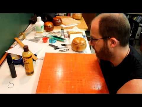 Making a goban, the finished product - YouTube