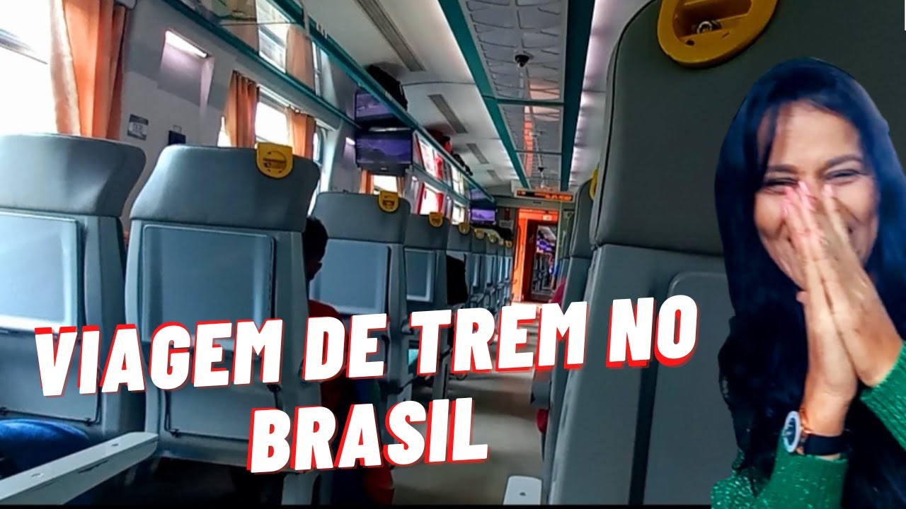 COMO É ANDAR DE TREM no BRASIL? VIAJANDO DE TREM DA VALE - ESTRADA DE ...