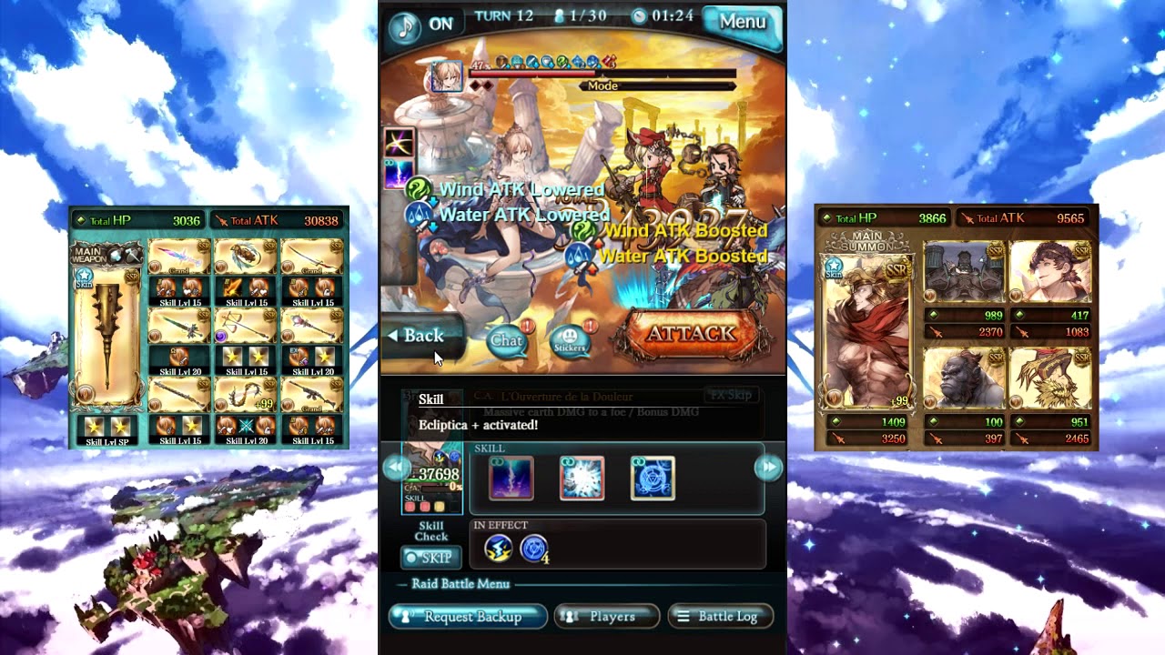 [GBF] Earth Titan - Grand Sandalphon - YouTube