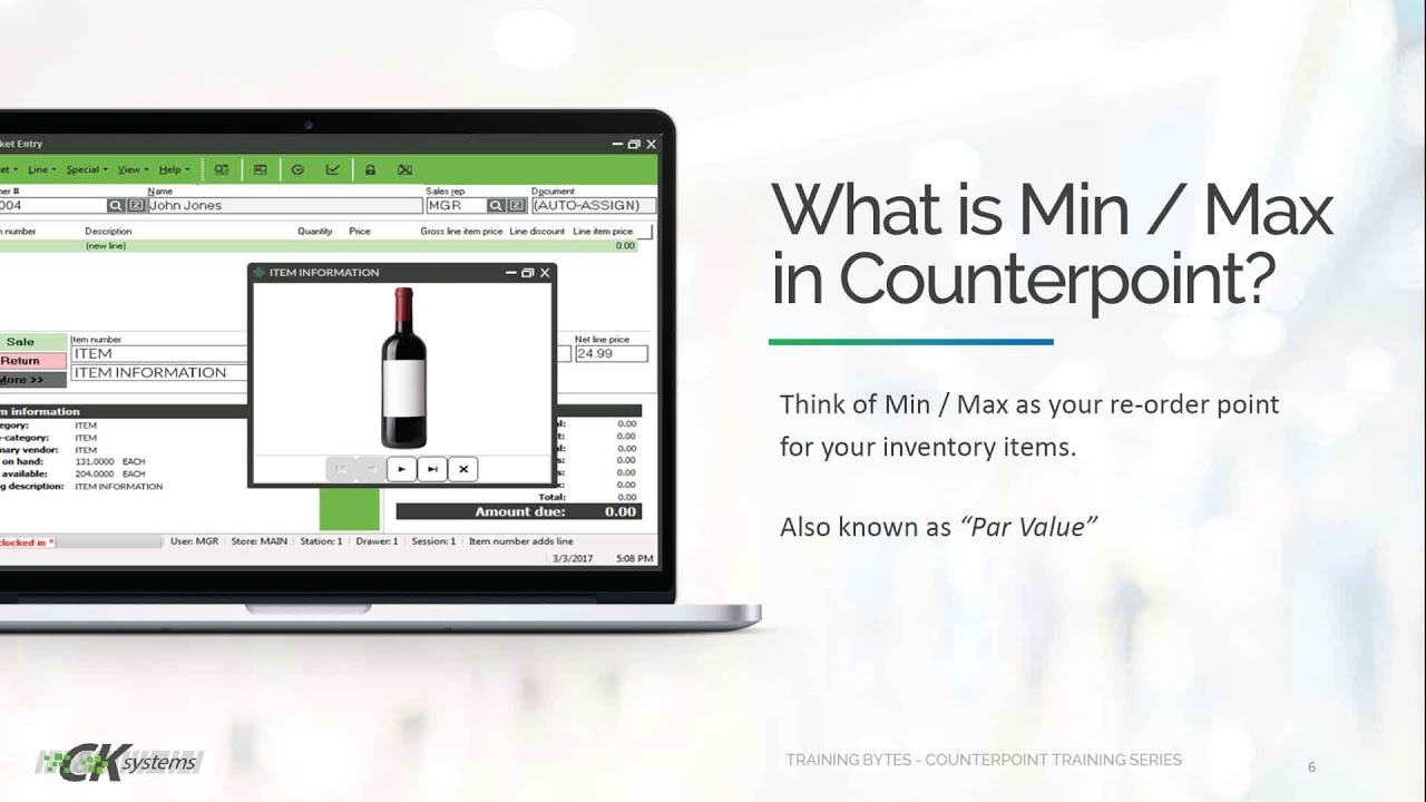 [Replay] - How to Use the Min/Max Feature in NCR Counterpoint - YouTube