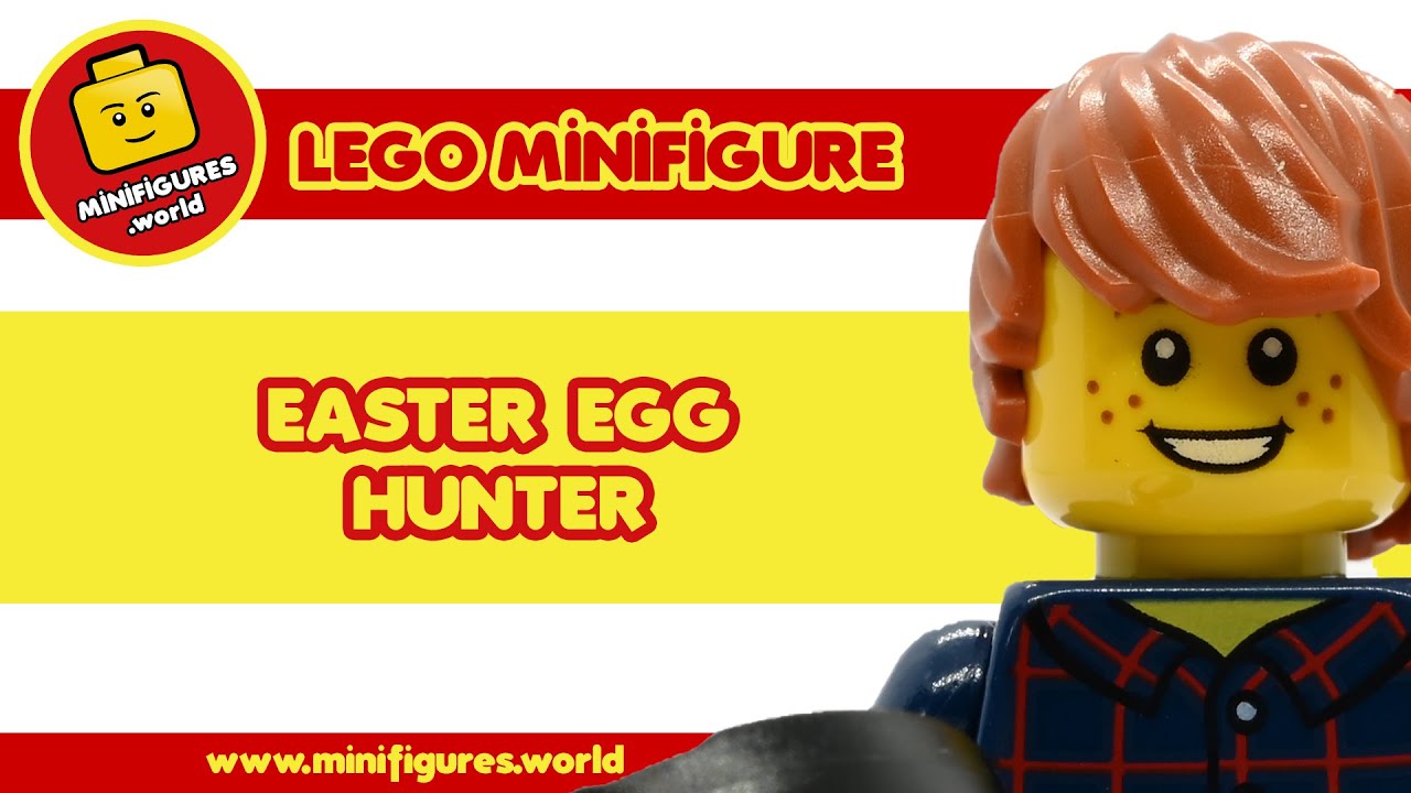 👦 LEGO minifigure: Easter Egg Hunter (hol088) 👦 [EASTER] - YouTube