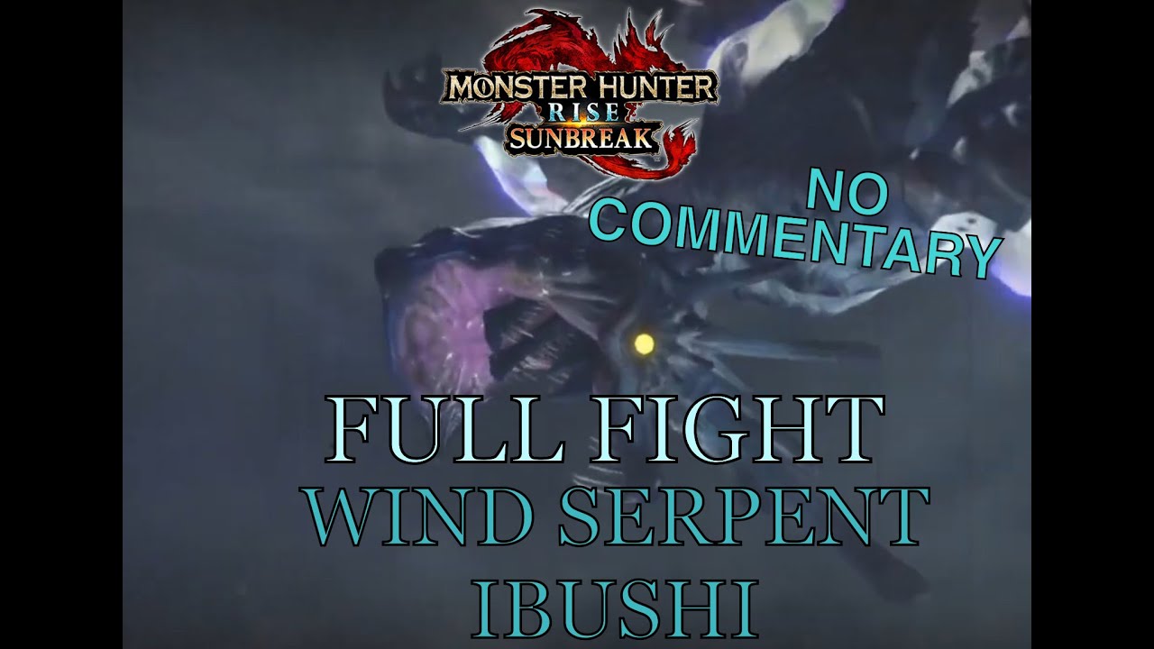 Monster Hunter Rise: Sunbreak - Full Ibushi fight (no commentary) - YouTube