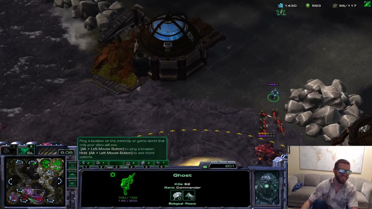 SC2 Streamer Lands Massive Nuke - YouTube