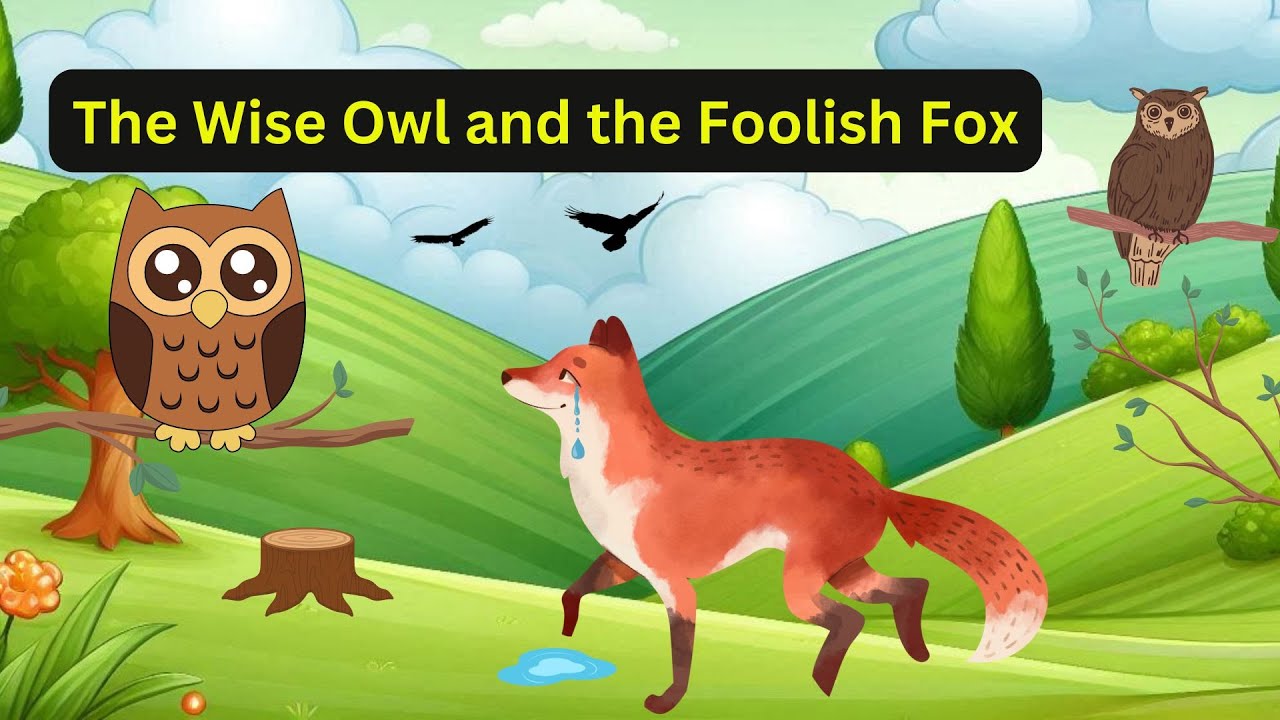 The Wise Owl and the Foolish Fox | Wisdom outshines cunning | Think before you act |TRAIN YOUR ...