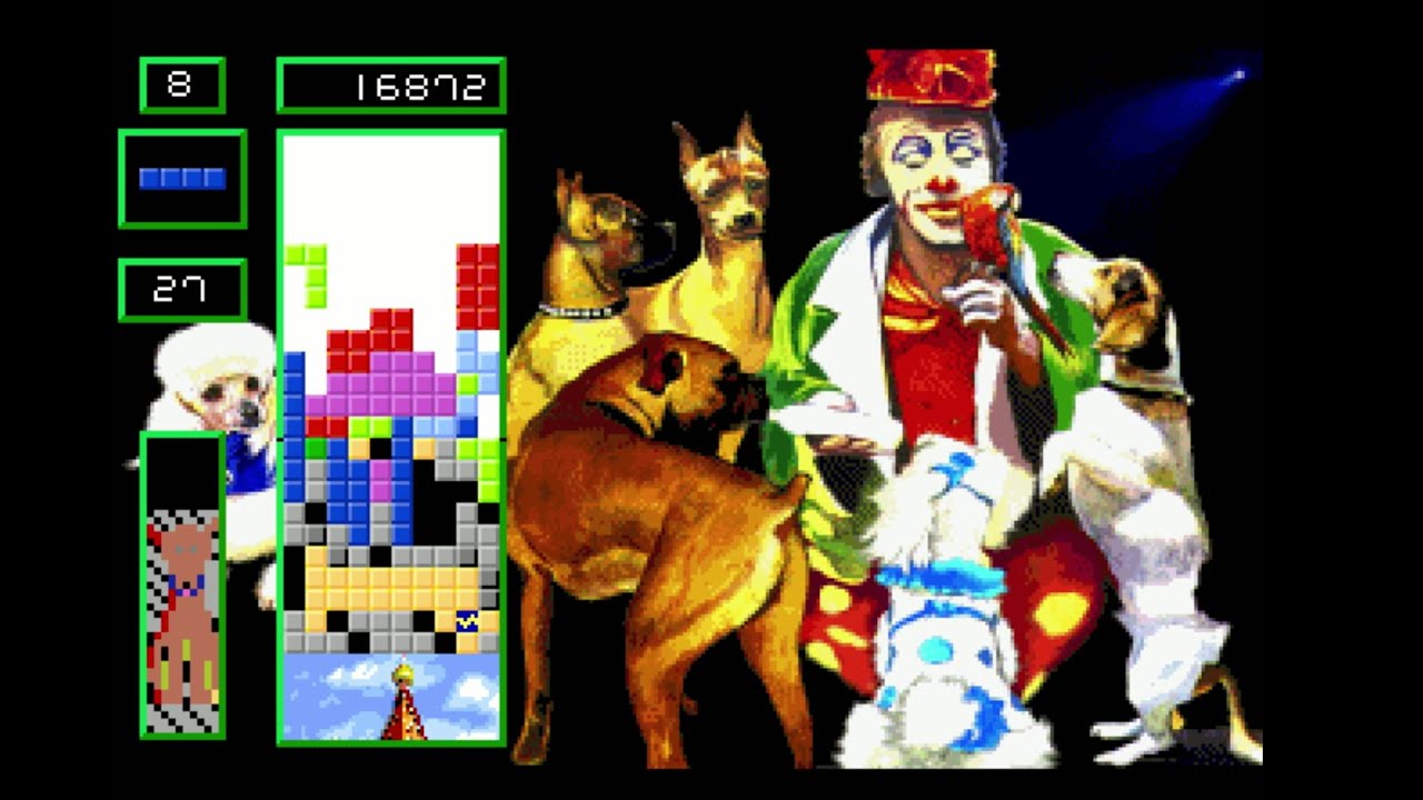 Super Tetris (DOS) 1991 -Level 8- - YouTube