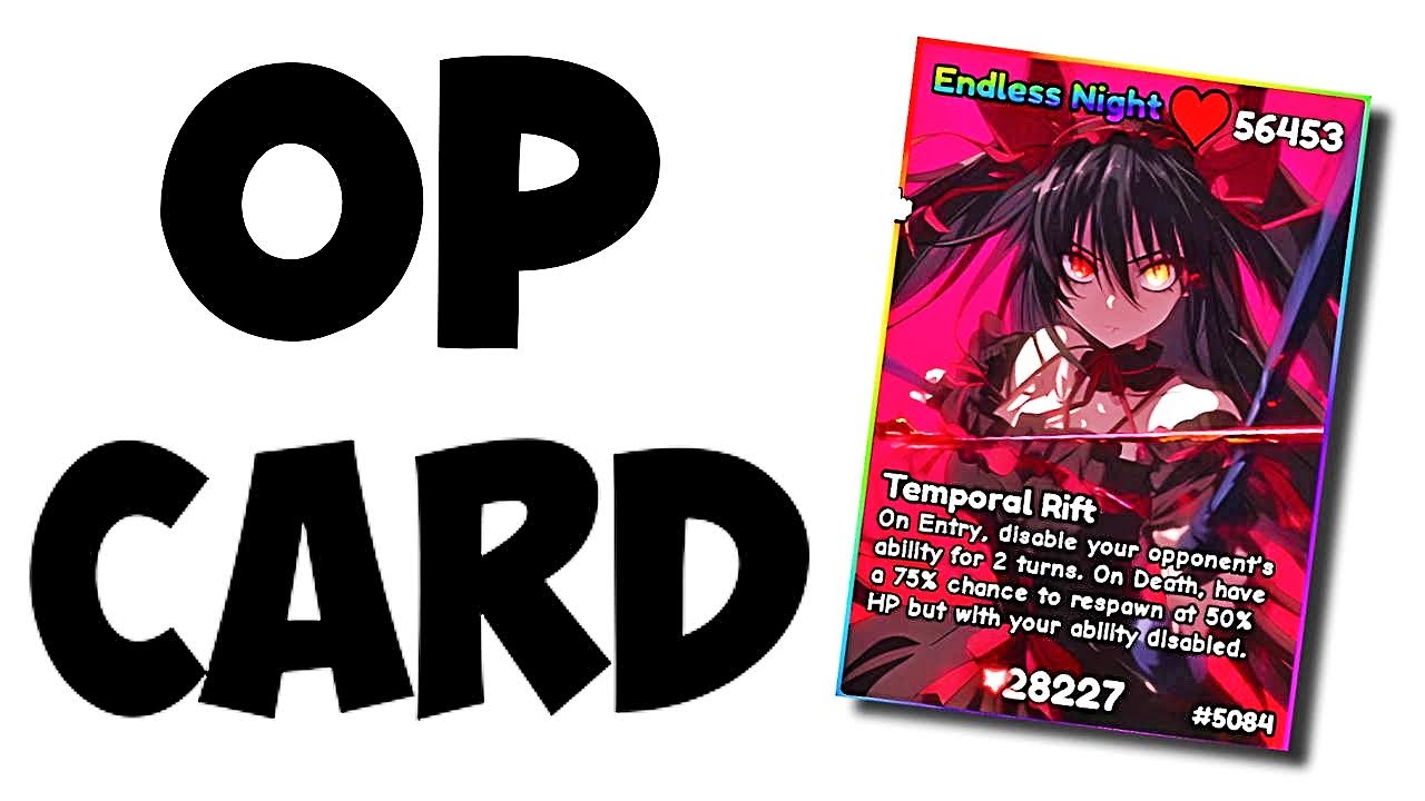 This METHOD GIVES OP CARDS in Anime Card Battle - YouTube