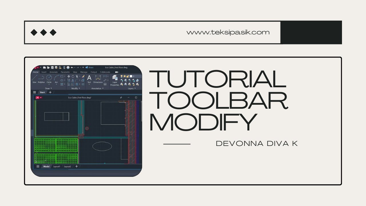TUTORIAL TOOLBAR MODIFY UNTUK PEMULA - YouTube