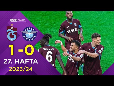 Trabzonspor (1-0) Adana Demirspor | 27. Hafta - Trendyol Süper Lig 2023/2024