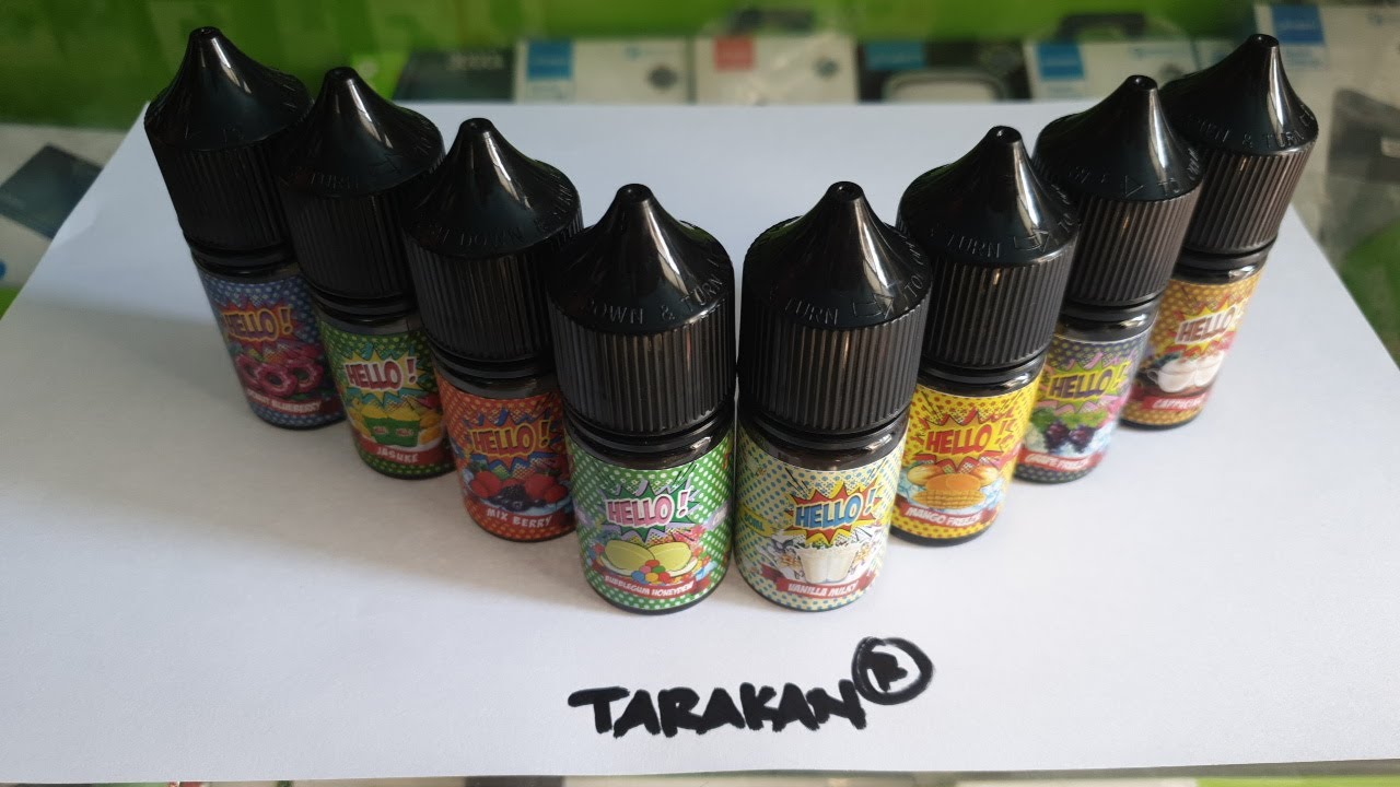 LIQUID VAPOR VAPE POD HELLO 30ML RASA PREMIUM NIKMAT MURAH - YouTube