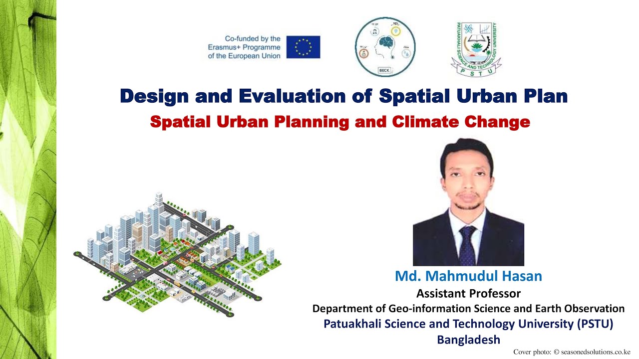 SUP&CC Module 11: Design and Evaluation of Spatial Urban Plan - YouTube