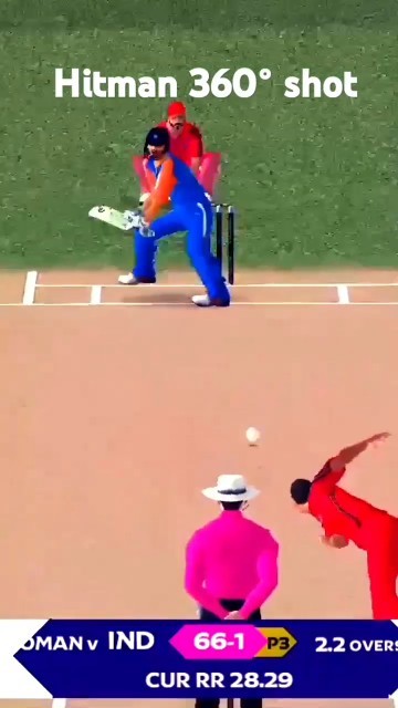 Hitman 360° shot #shorts #cricket #india #viralshort #hitmanrohitsharma ...