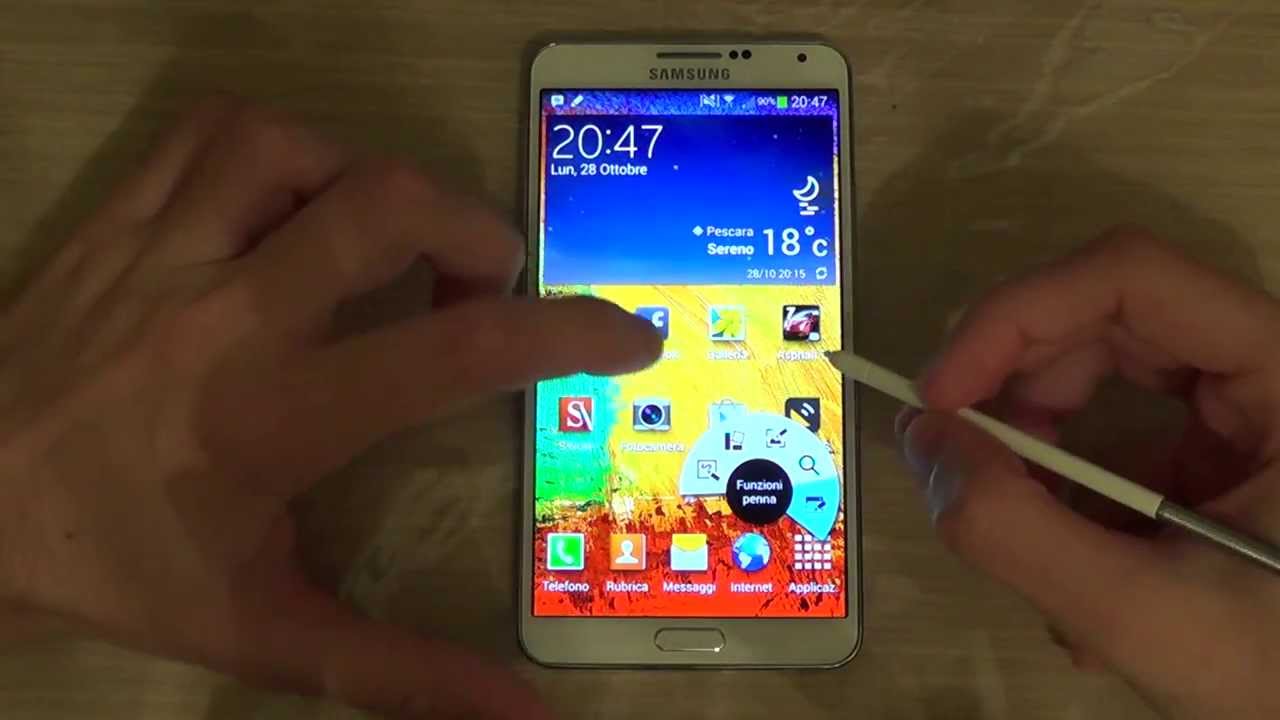Focus S Pen Samsung Galaxy Note 3 - YouTube