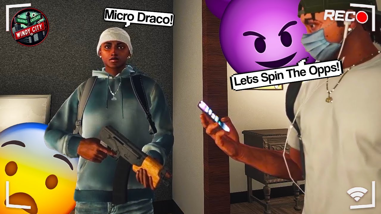 Im The First YN With A Micro Drac Inna Raq! 😈😤 *The Opps Scared Of Us ...