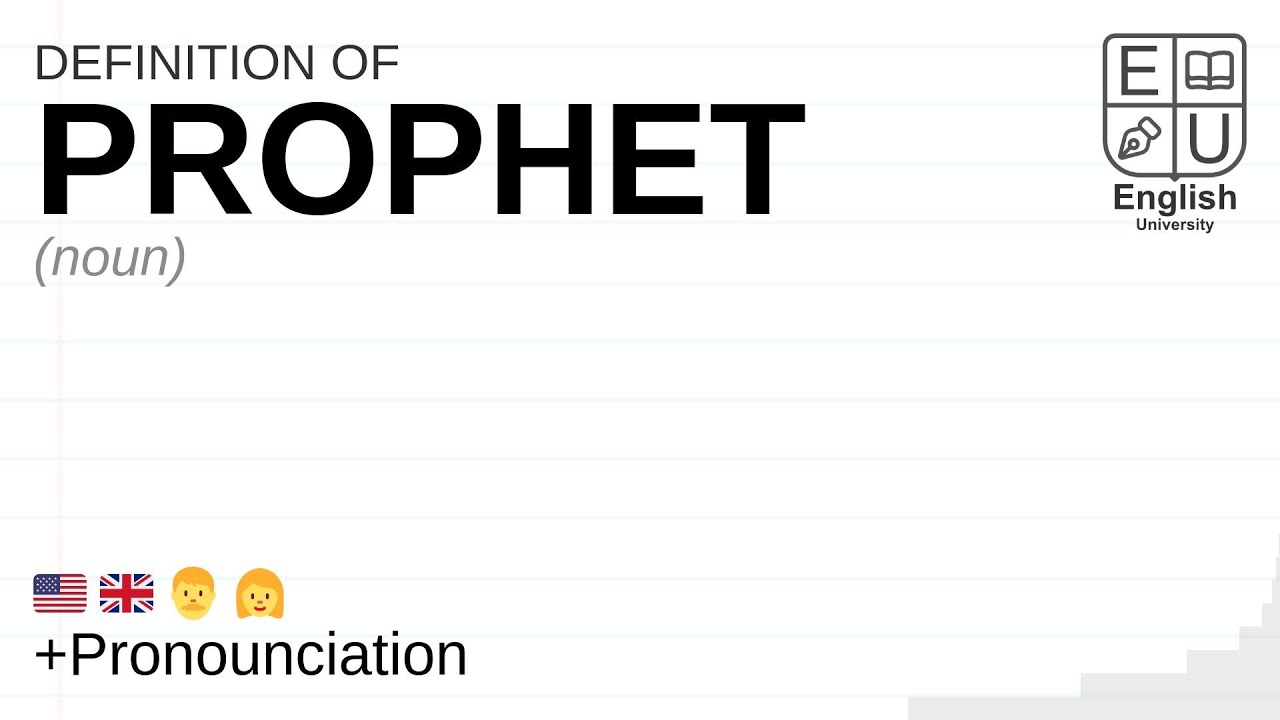 PROPHET meaning, definition & pronunciation | What is PROPHET? | How to ...