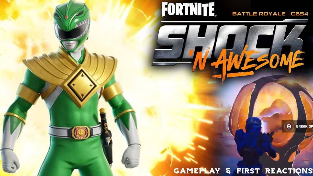 FORTNITE SHOCK 'N AWESOME UPDATE | C06S04 REACTION & GAMEPLAY - YouTube