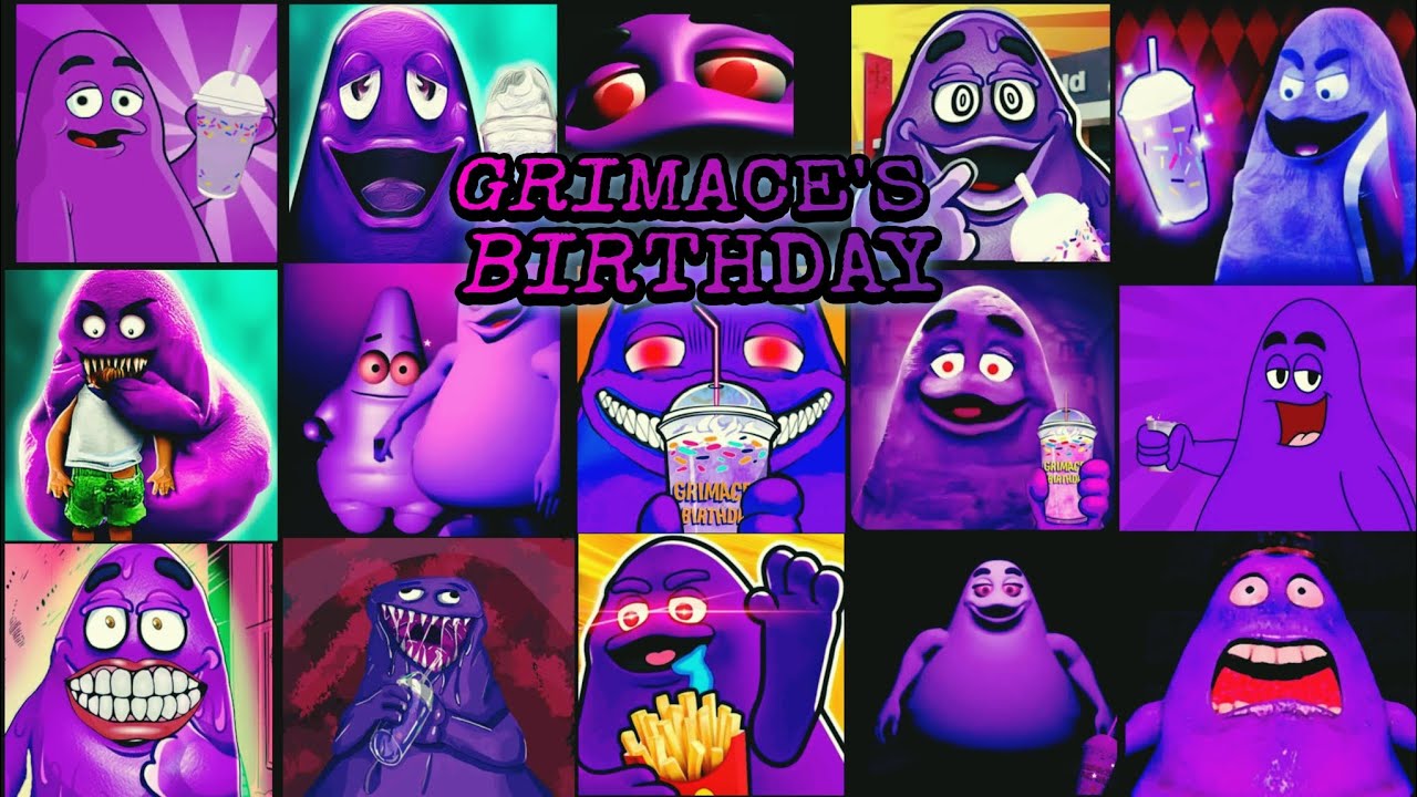 GRIMACE SHAKE CAUGHT BATTLE | HORROR ESCAPE ENDINGS | GRIMACE SHAKE ALL ...