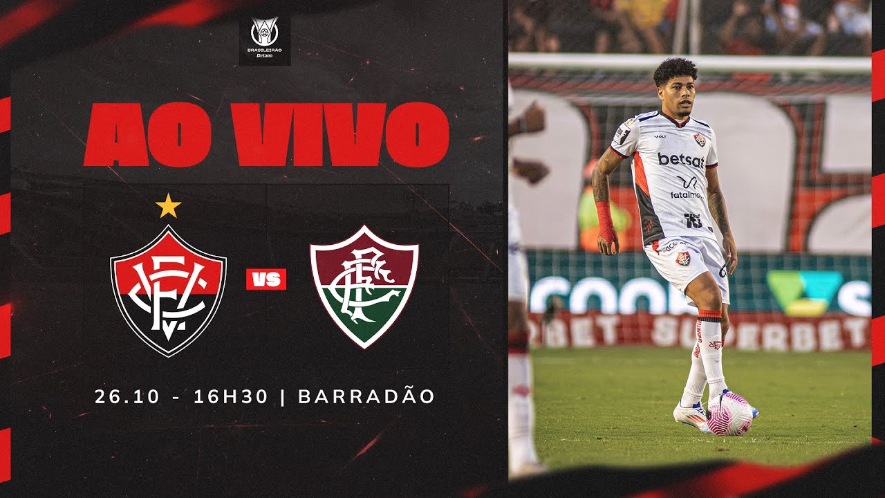VITÓRIA X FLUMINENSE | NARRAÇÃO AO VIVO | BRASILEIRÃO 2024 - YouTube