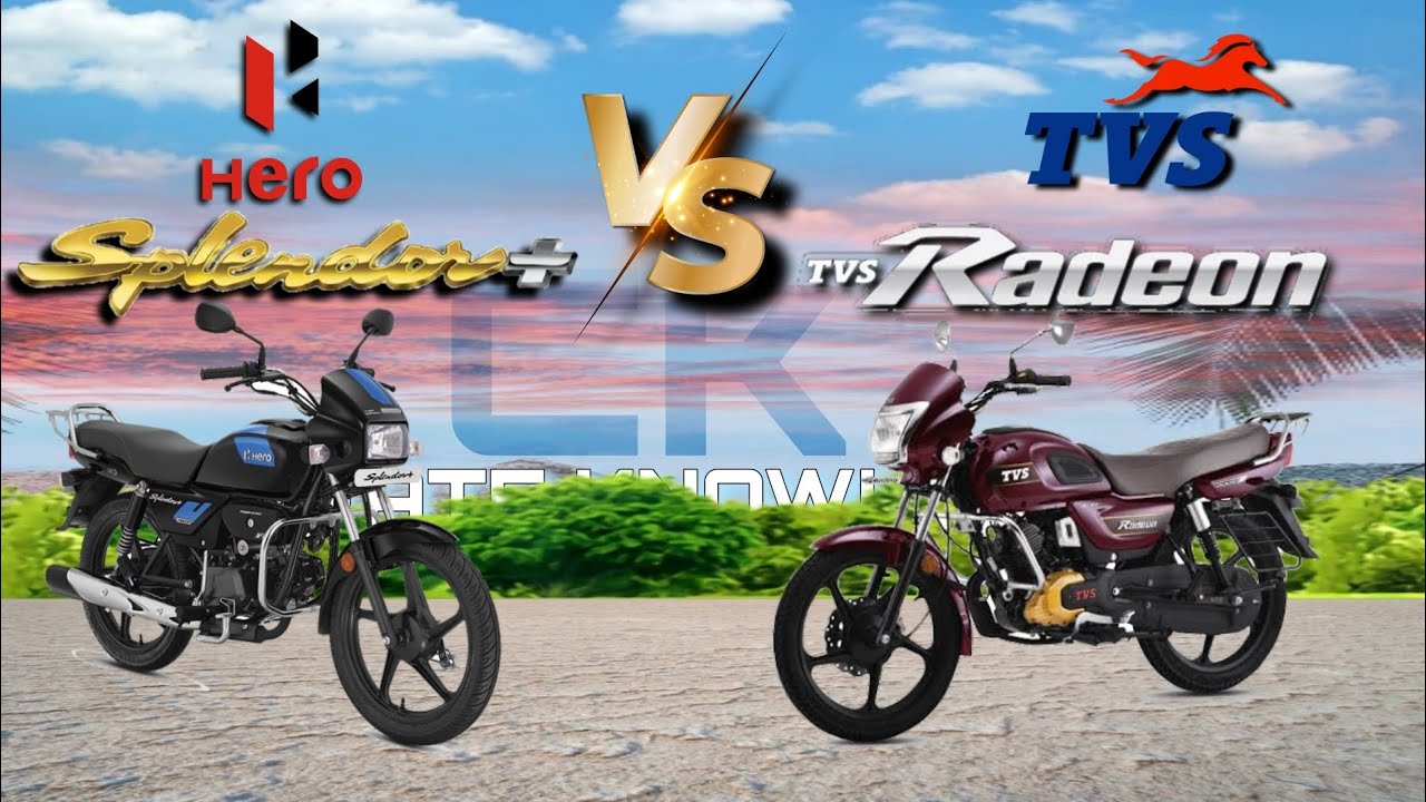 Hero splendor plus vs tvs radeon 2023 @createknowledge-qp4js - YouTube