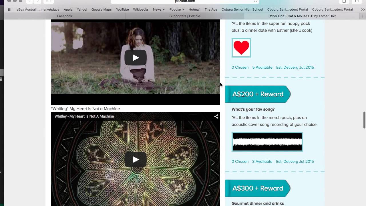 Esther Holt - Pozible Campaign Video - YouTube