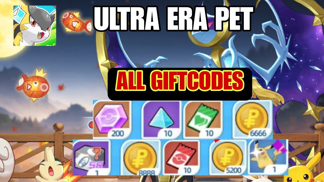 Ultra Era Pet & All 6 Giftcodes | Full 6 Codes Ultra Era Pet October ...