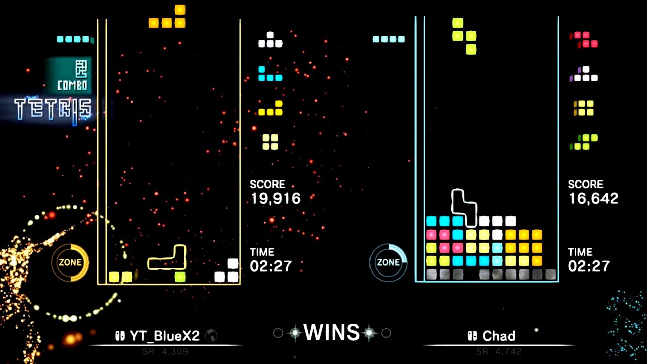 Tetris Effect Connected Online Multiplayer Zone Battle #4 - YouTube