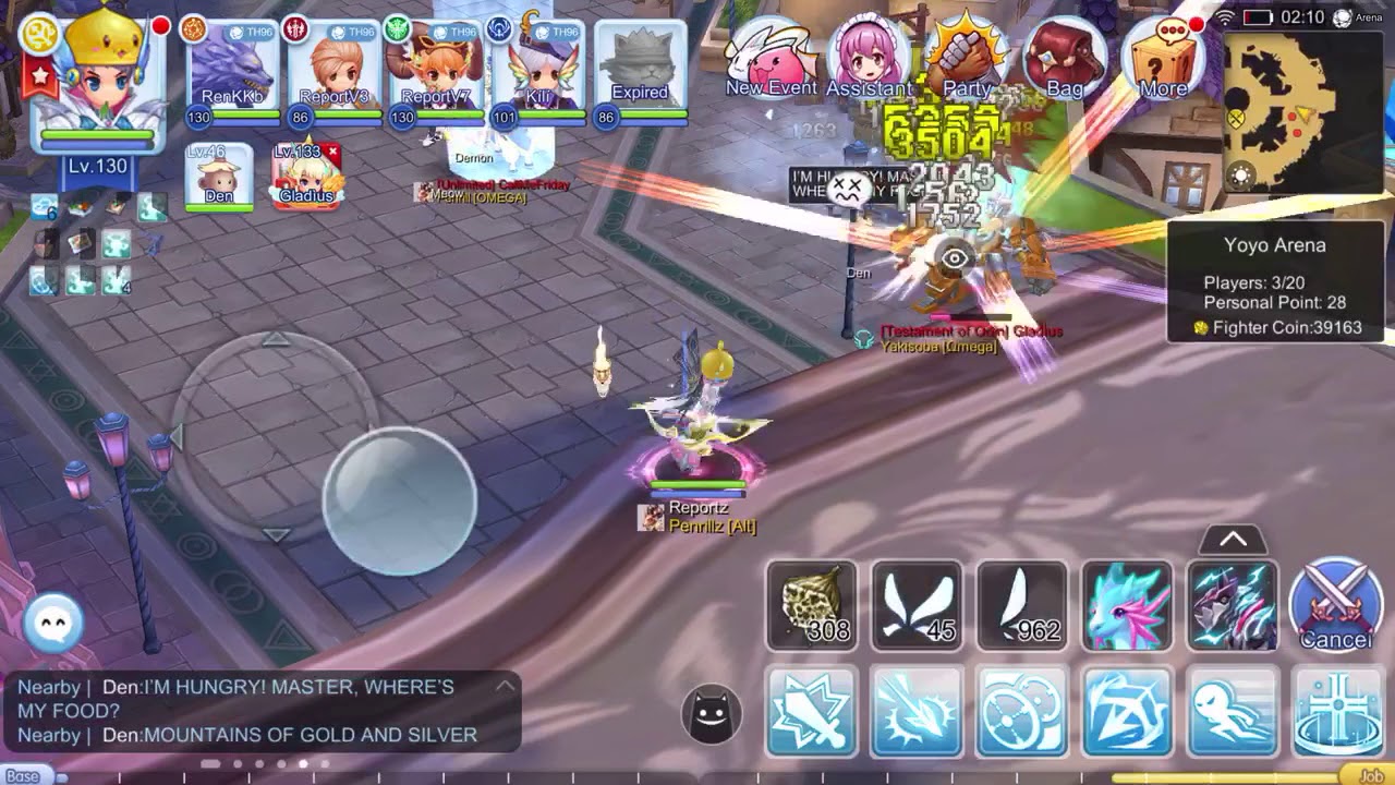 Ragnarok Mobile! Freezing bow + Stormy knight card demo in pvp - YouTube