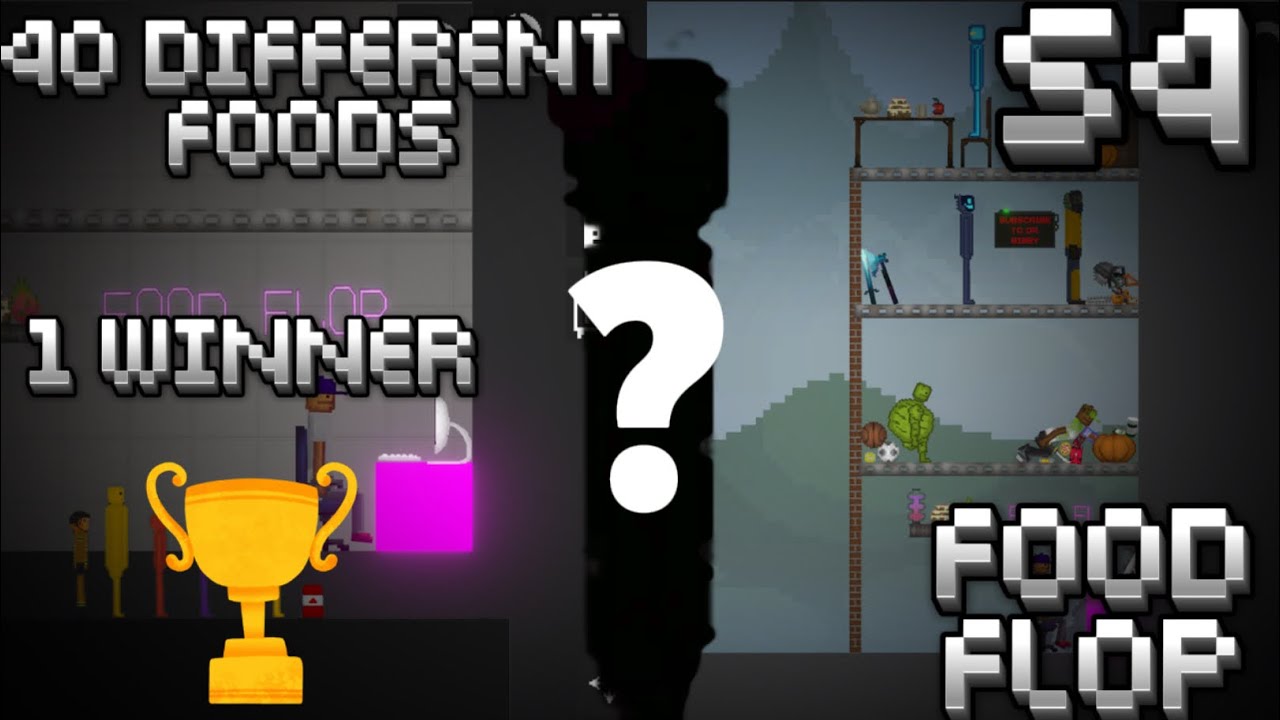 FOOD FLOP! Season 4 (40 different foods) | Melon Playground - YouTube