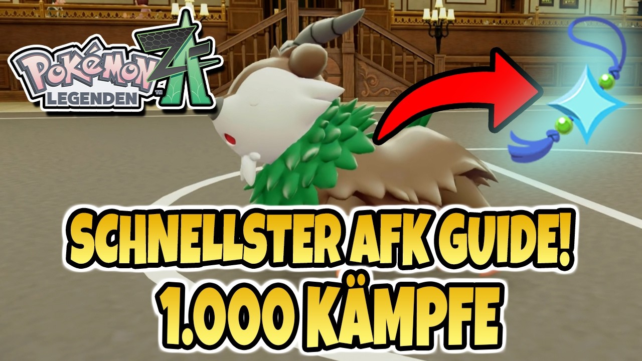 Pokémon Legenden Z-A: Schnellster AFK Trick für Magnolias 1000 Kämpfe ...