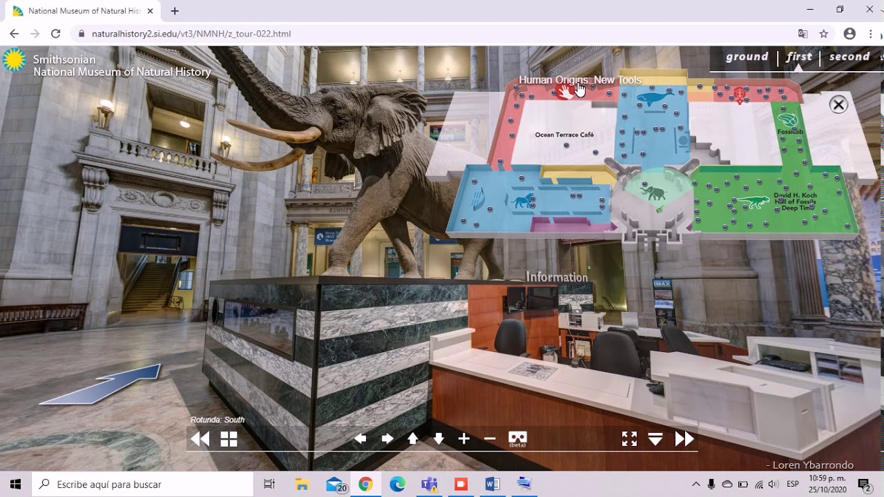Como ingresar y navegar en el museo Smithsoniano - YouTube