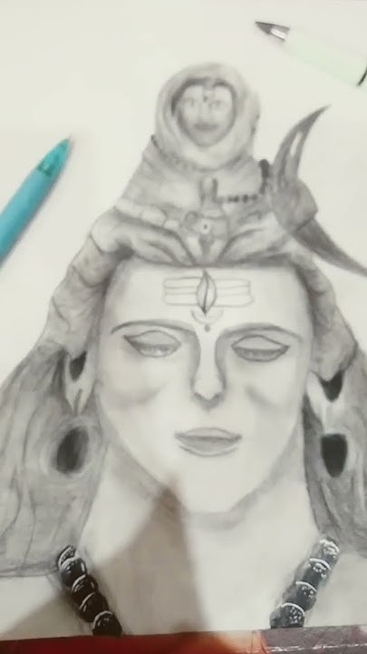drawing shiv ji - YouTube