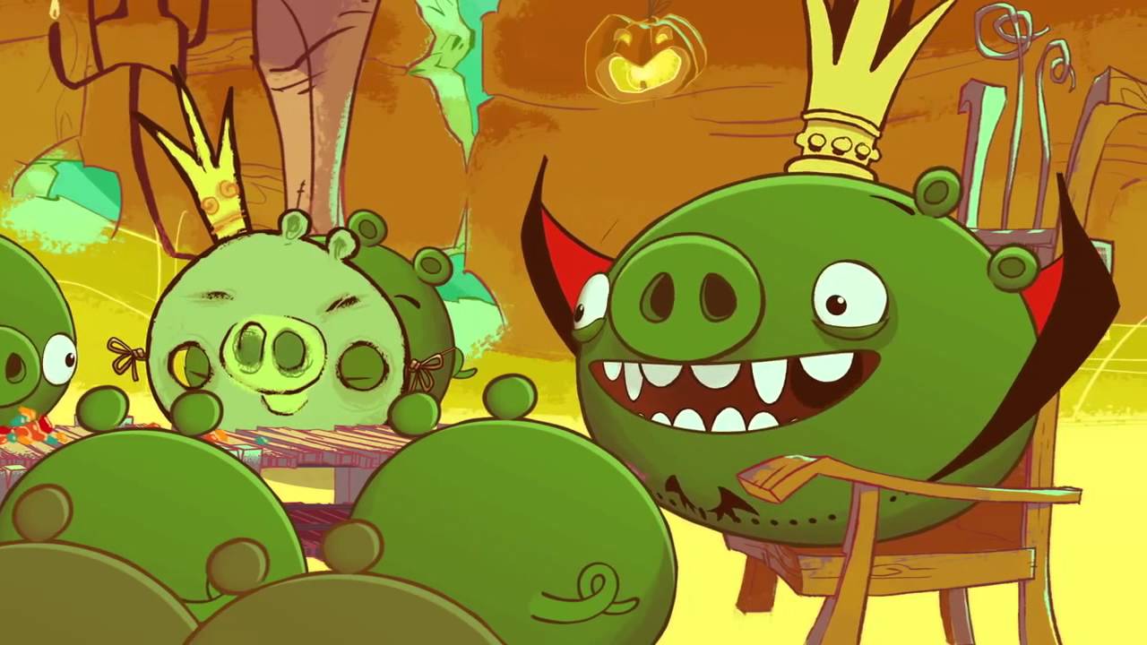 Angry Birds Seasons Ham'O'Ween - YouTube