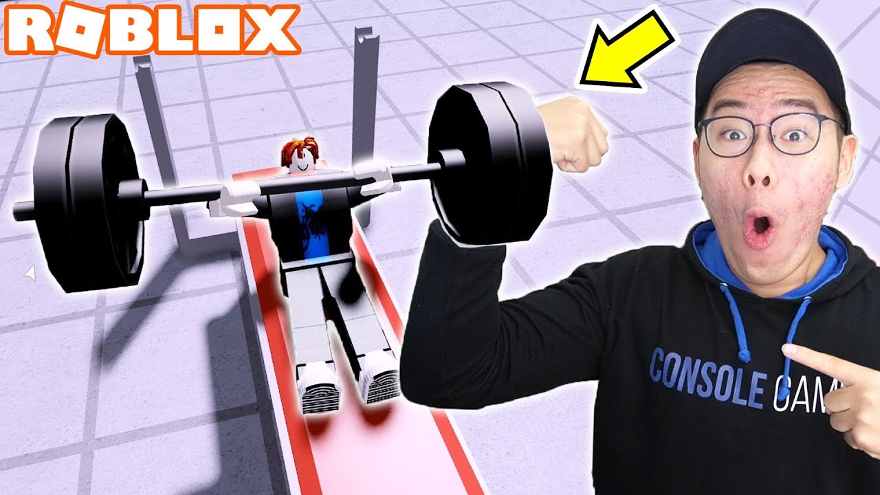 MENJADI ORANG TERKUAT DI BUMI ROBLOX !!! - ROBLOX WEIGHT LIFTING ...