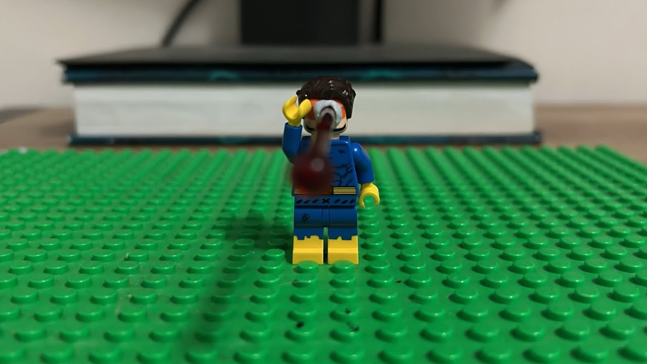 How to make a custom Lego Cyclops minifigure - YouTube