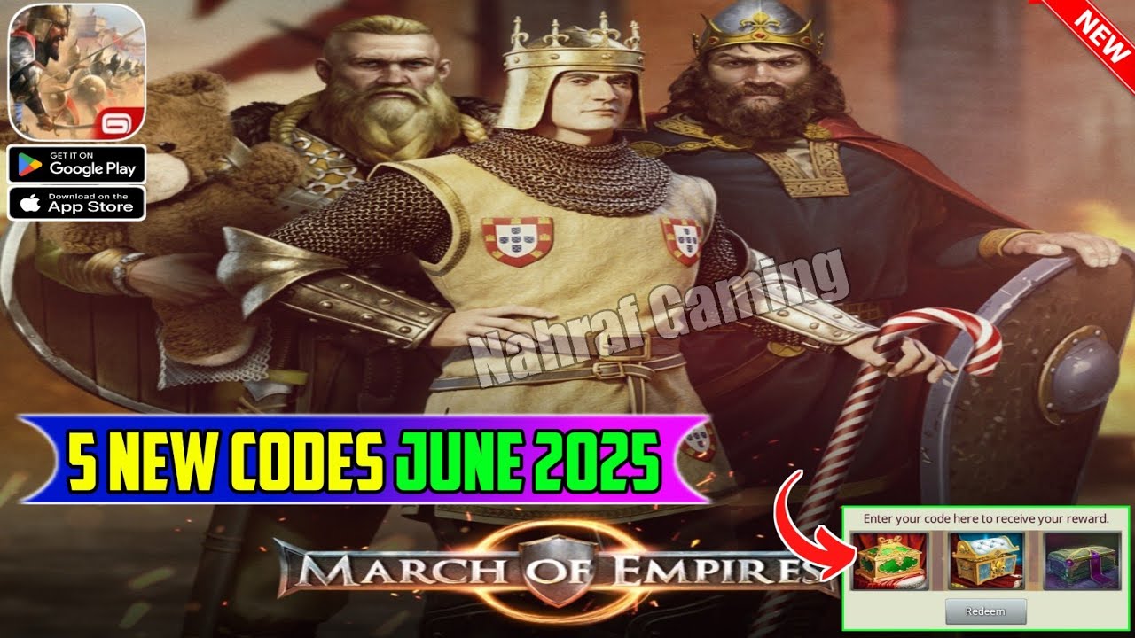 *New* March of Empires Gift Codes June 2025 | March of Empires Codes - How to Redeem Code - YouTube