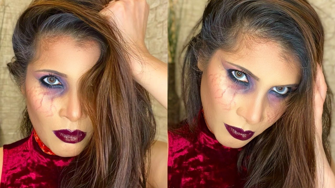 EASY GLAM VAMPIRE MAKEUP LOOK FOR HALLOWEEN - BEGINNER FRIENDLY! - YouTube