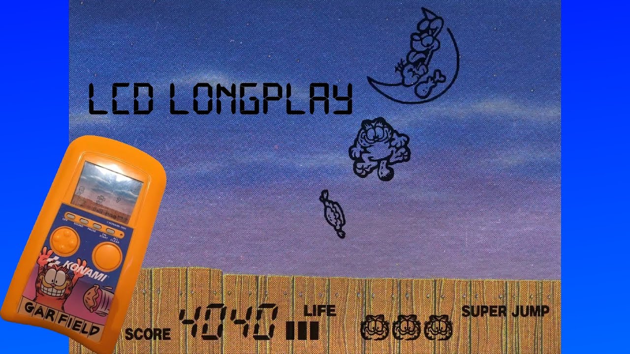 LCD Longplay - Garfield (Konami 1991) - YouTube