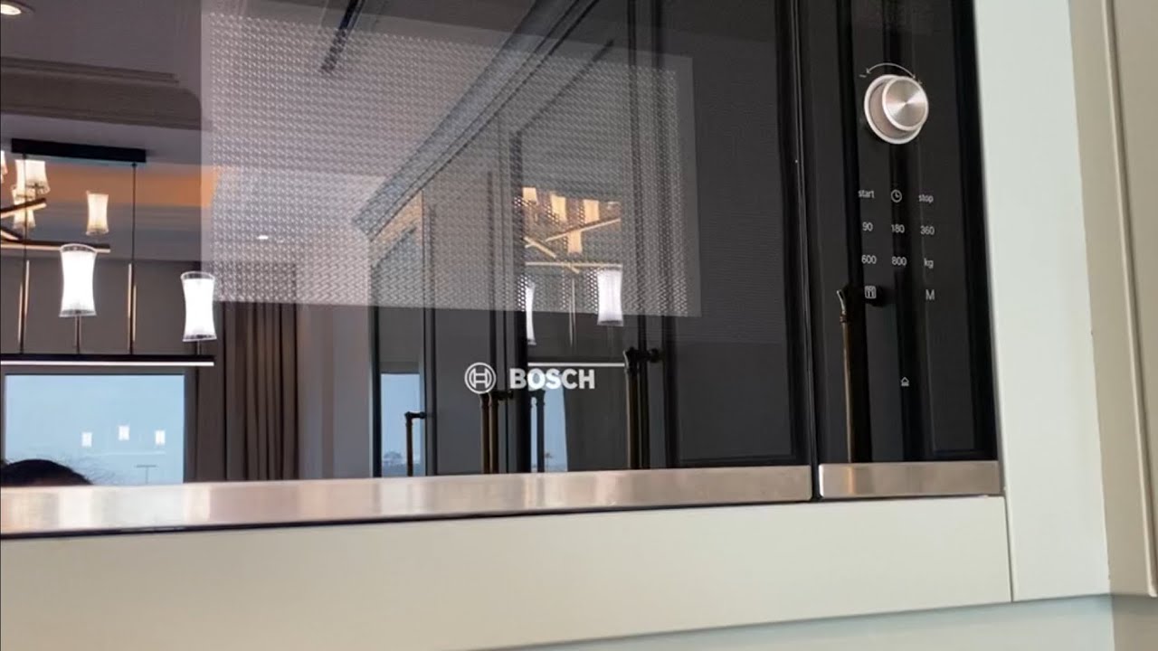 Bosch BFL523MS0B Built In Microwave - YouTube
