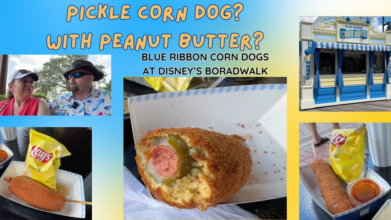 Would you try a Pickle Corn Dog? The All New Blue Ribbon Corndog at ...
