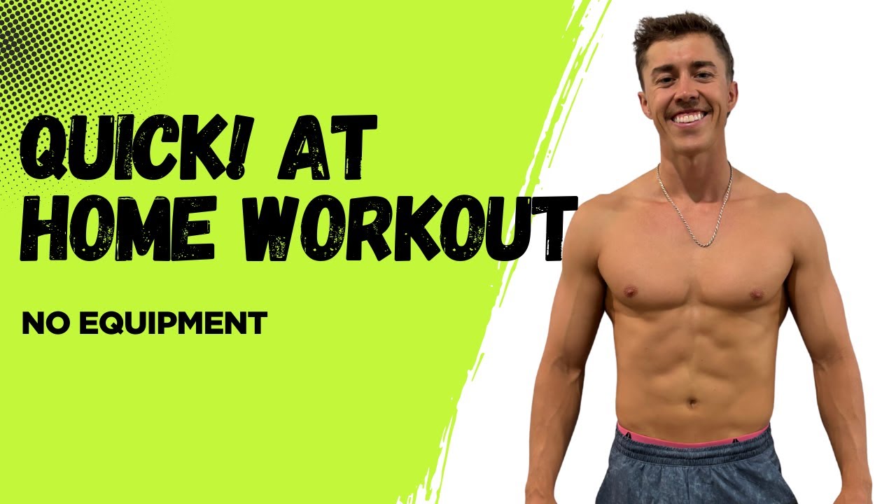10 MINUTE FULL BODY WORKOUT (at home workout, no equipment) QUICK ...