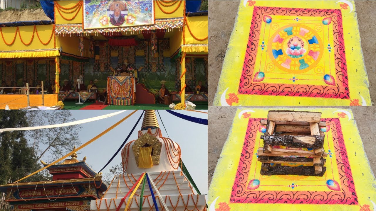 माहा बोधि चैत्ये रबने को अन्तिम दिन॥ sikkim pakyong kathok monastery ...