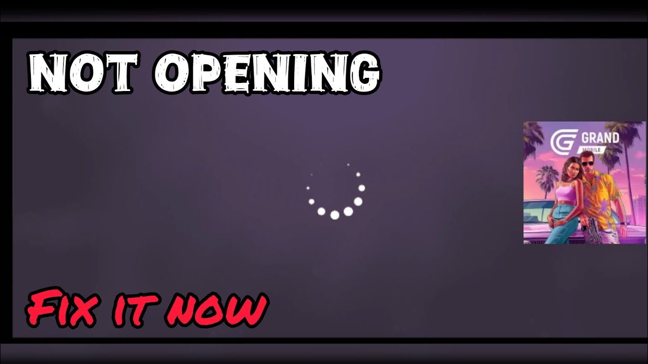 NOT OPENING! Grand mobile rp life simulator not opening probem how to ...