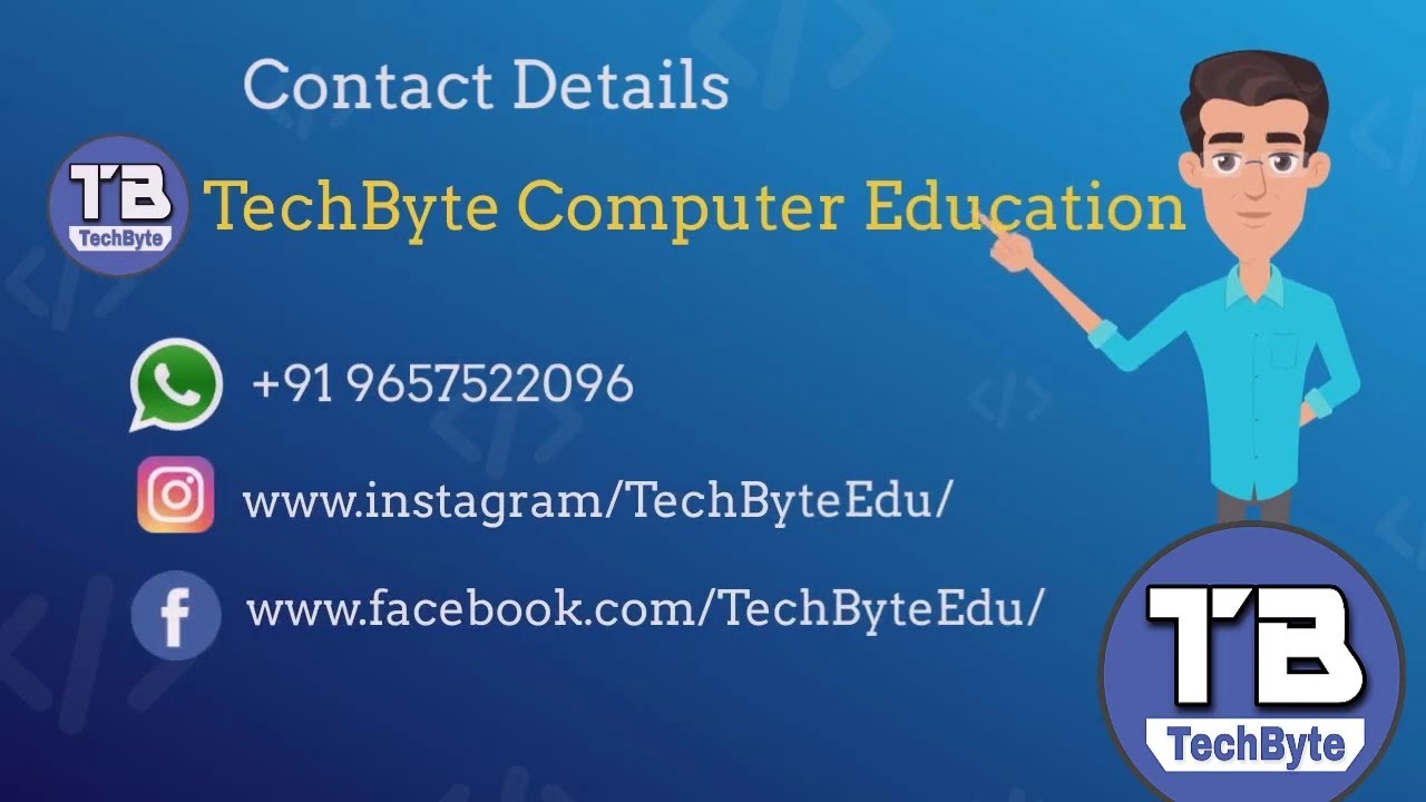 Excel Promotional Video | TechByte Computer Education - YouTube