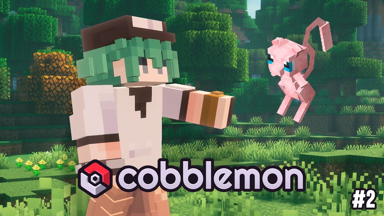 CAPTUREI UM MEW??︱EP 2︱#minecraft #cobblemon #pokemon - YouTube