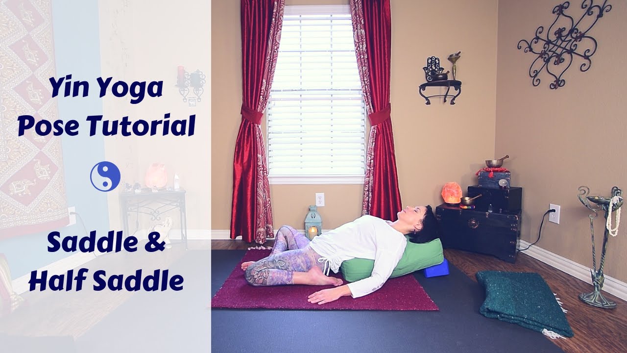 Yin Yoga Saddle (Hero) Pose Tutorial | Modifications, Variations ...