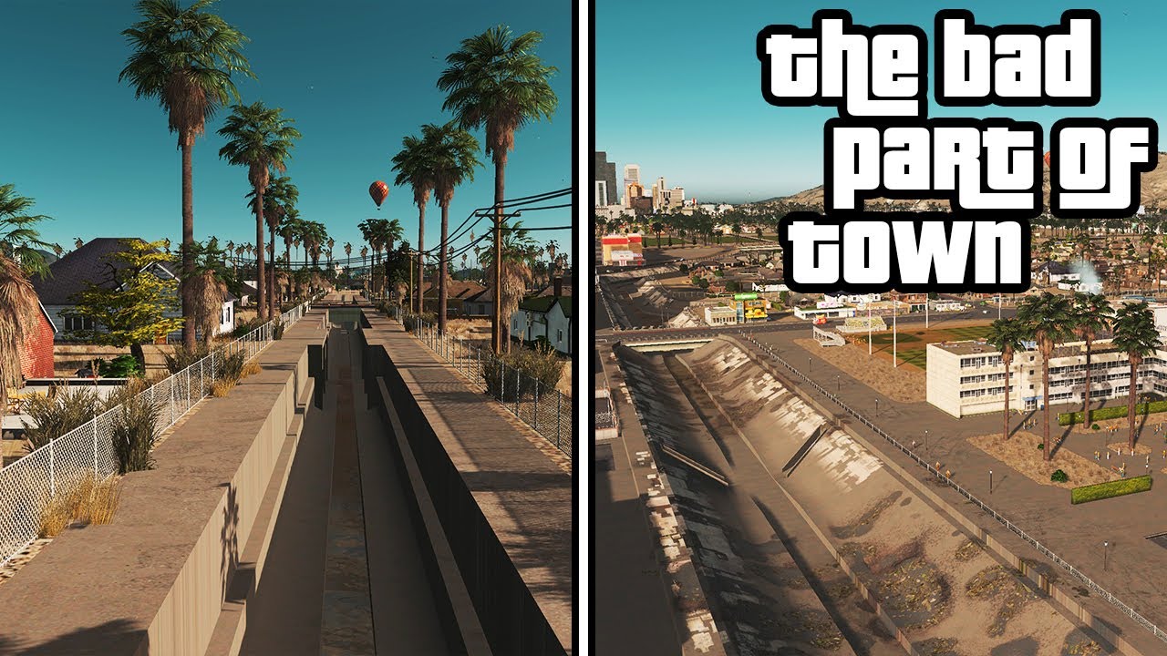 Building The Bad Part Of Town In Cities Skylines! | Ilos - YouTube