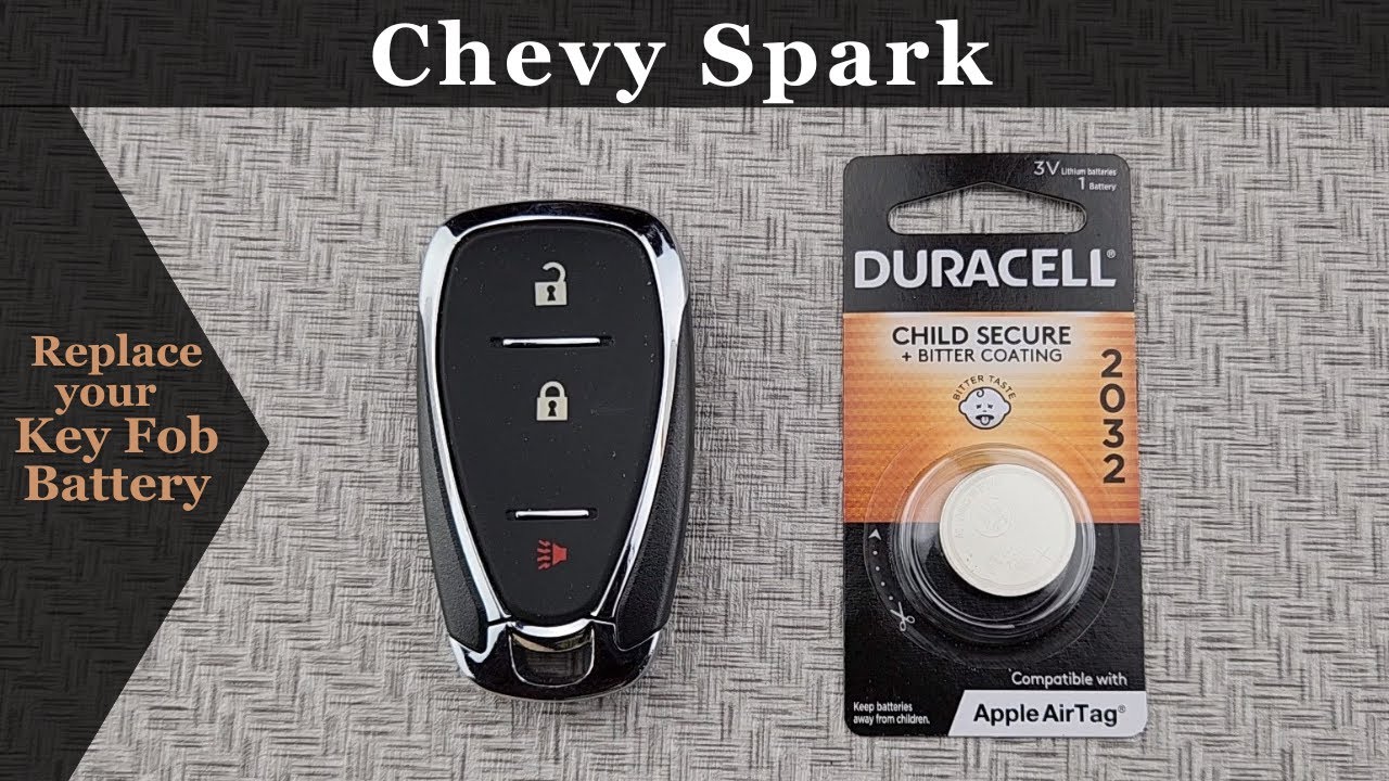How to Replace a 2016-2022 Chevy Spark Key Fob Battery - YouTube
