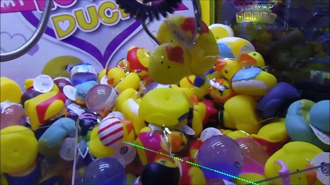 Coin Operated My Lovely Ducky Crane Amusement Arcade Machine - YouTube