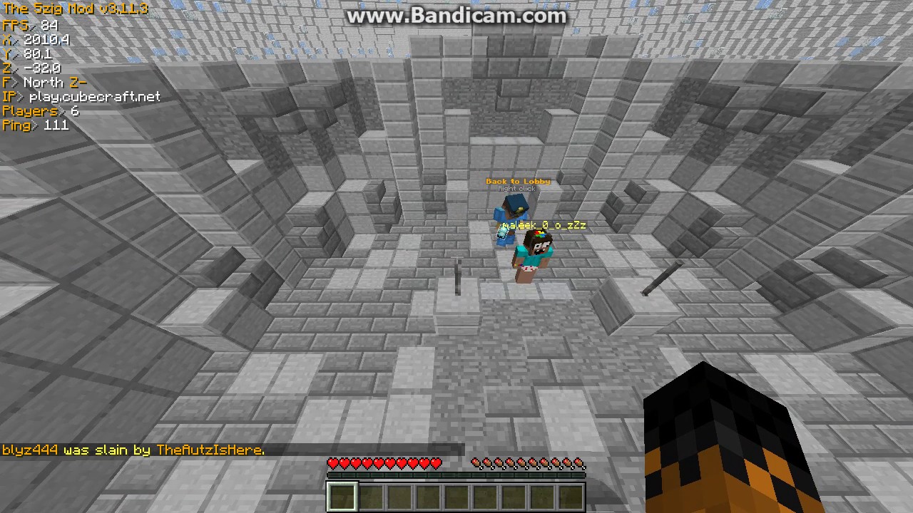 Tuck_Tuck Hacking in Minecraft Cubecraft FFA - YouTube