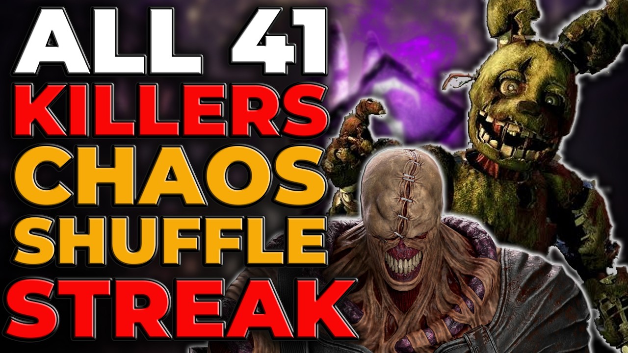 🔥41 KILLERS WIN STREAK CHAOS SHUFFLE EN DBD (4k) - YouTube